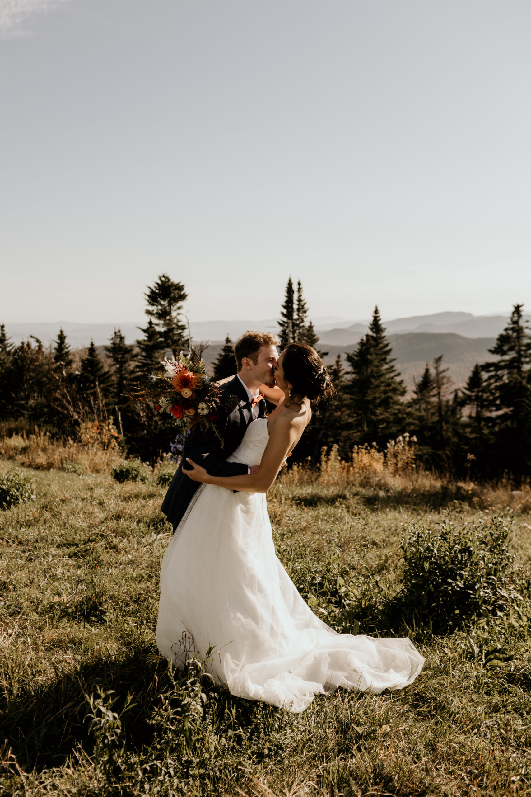 Chelsea & Johnathan’s Adventure Elopement | Mount Mansfield, Vermont ...